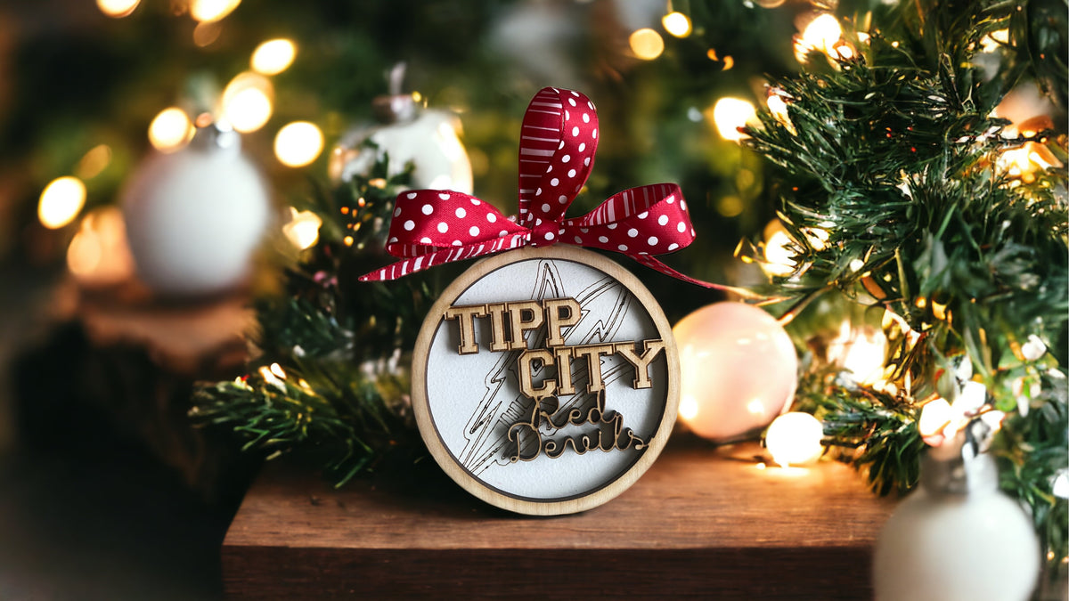 Tipp City Red Devil Ornament – The Speckled Hen